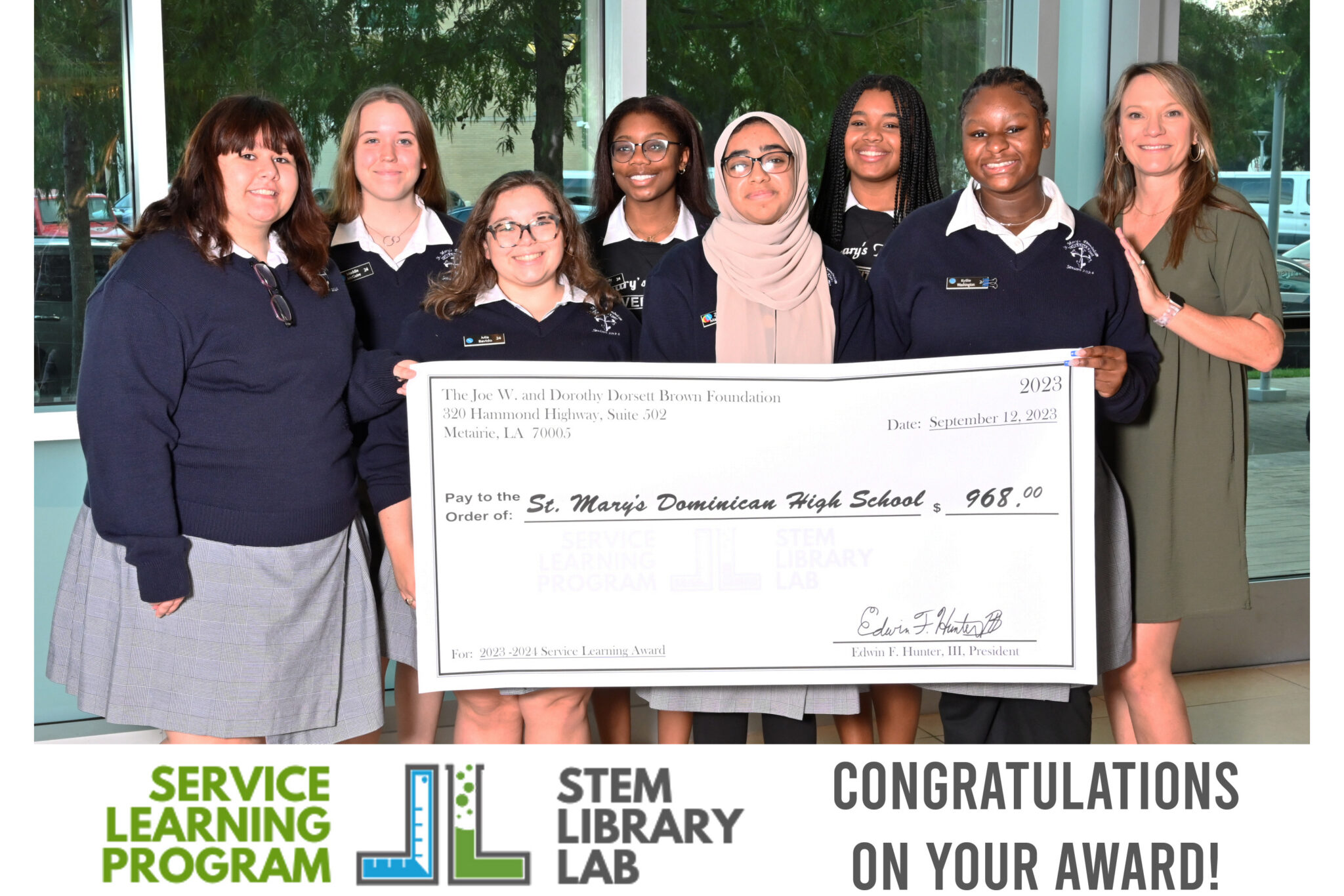 St. Mary's Dominican High School Awarded STEM Library Lab Service ...