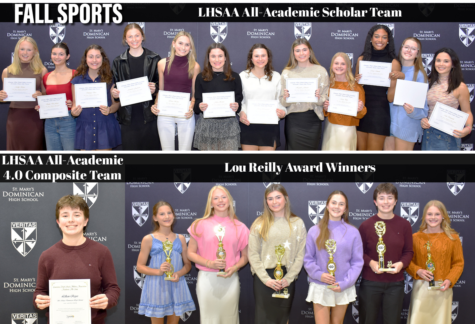 fall-sports-awards-web-collage - St. Mary's Dominican High School